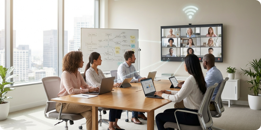 Wireless Connectivity Solutions for Remote Video Conferencing ...