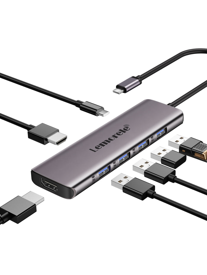 Lemorele USB C Hub 7 in 1 【#TC66】