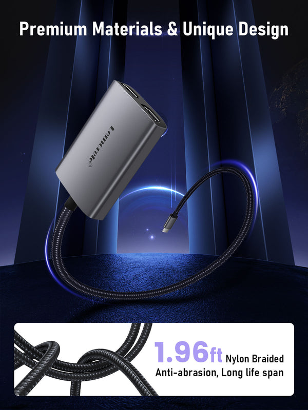 Lemorele Dual Hdmi Adapter 【hd20】