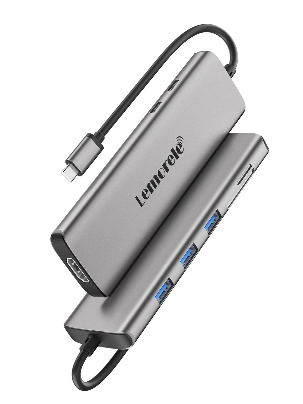 Lemorele USB C Multiport Adapter 8 in 1 【#TC38】