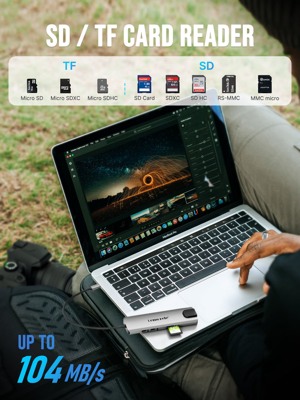 Lemorele USB C Hub 9 in 1【#TC39-X】